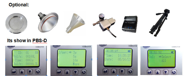 Air Sampler for Bacteria Sampling portable Sampler model PBS STAINLESS ...